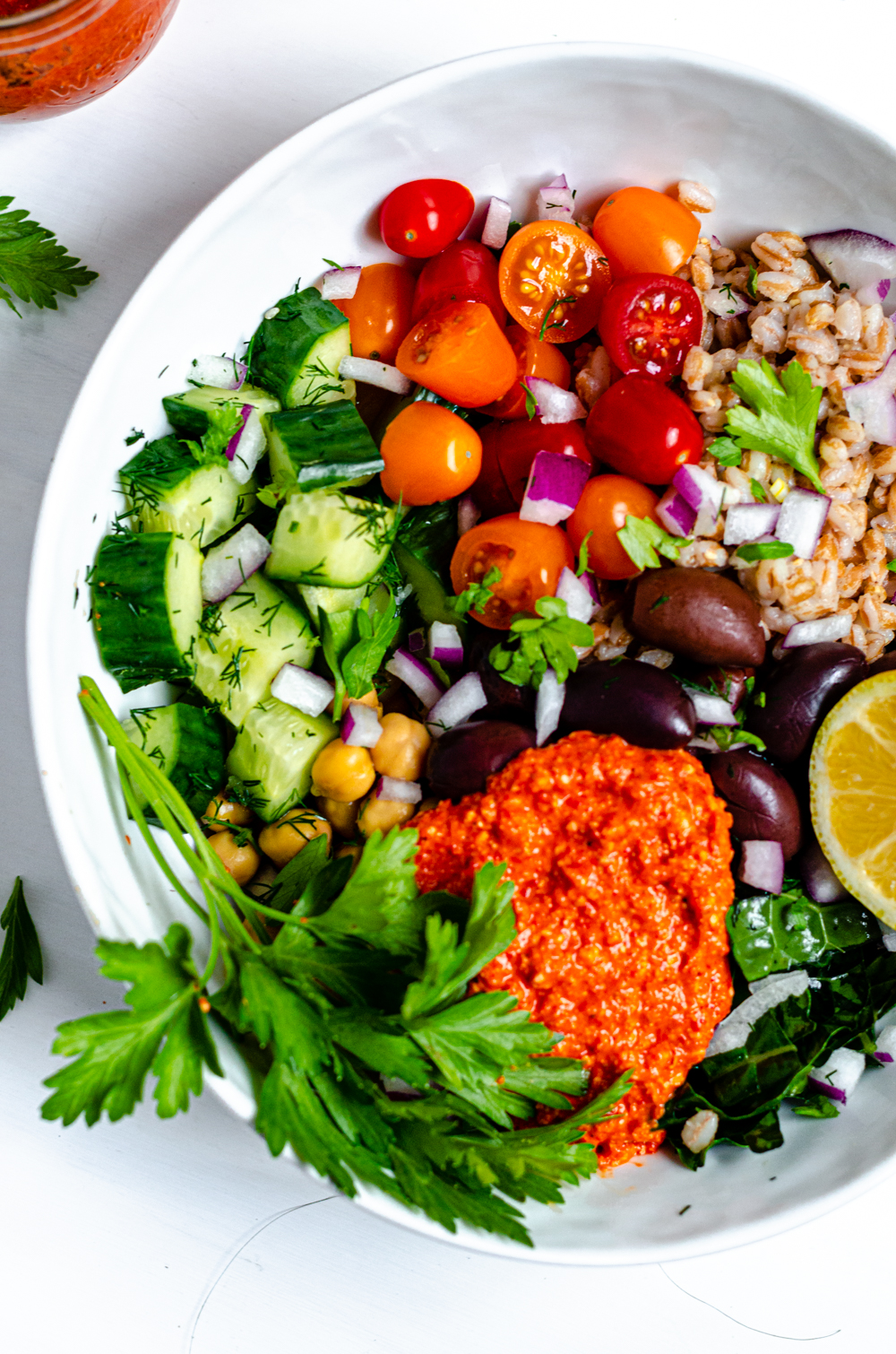 Mediterranean Farro Bowl – Eat Beautifully